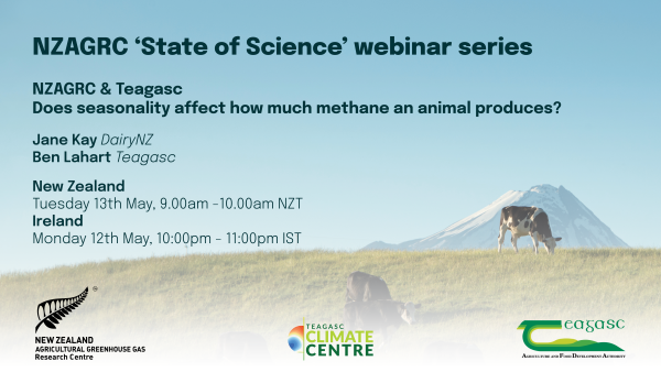 State of Science webinar - NZAGRC & Teagasc: Does seasonality affect ...